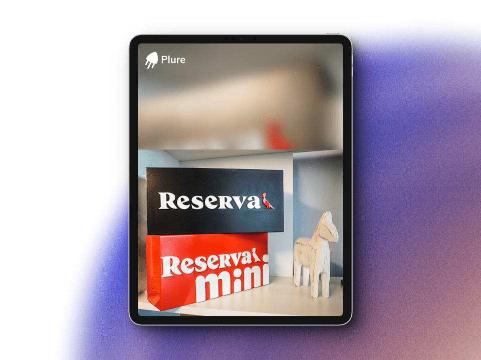 Block letter – Reserva – Plure | Comunicação visual empresarial e ...